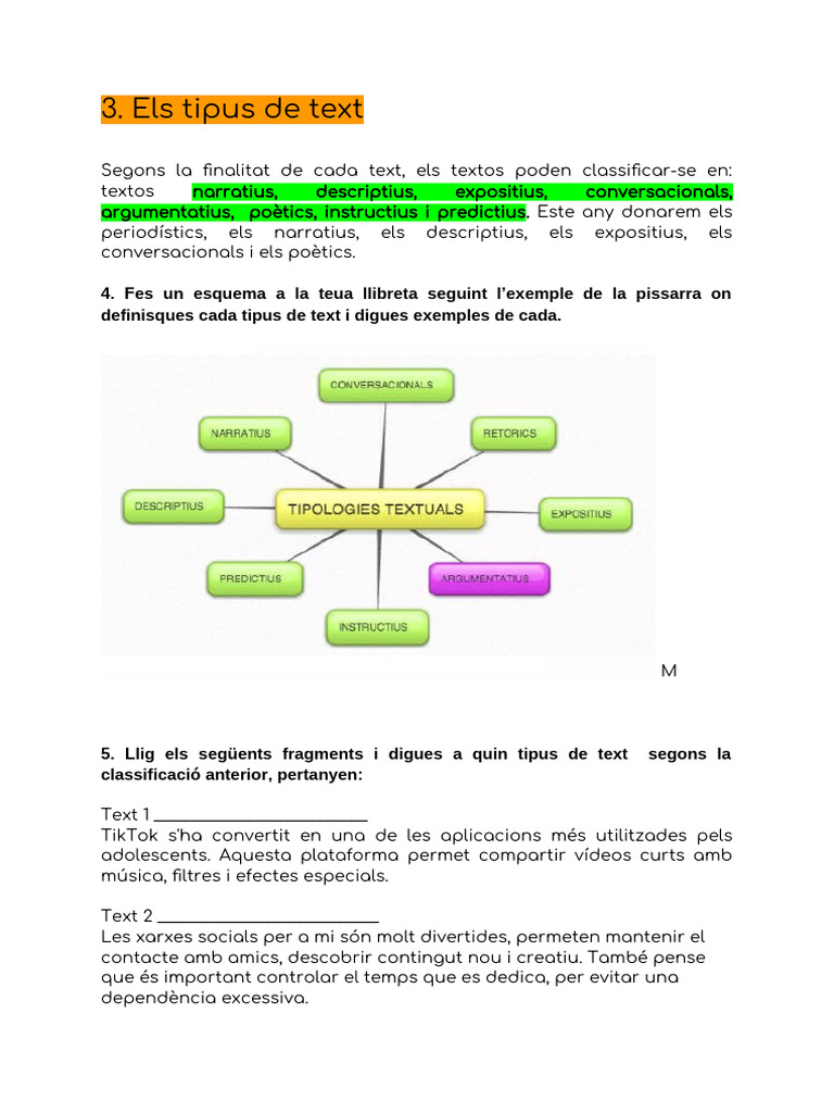 El Tipus de Text | PDF