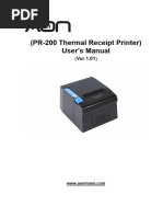 YHD-80E 80mm Receipt Printer | PDF | Printer (Computing) | Office Equipment