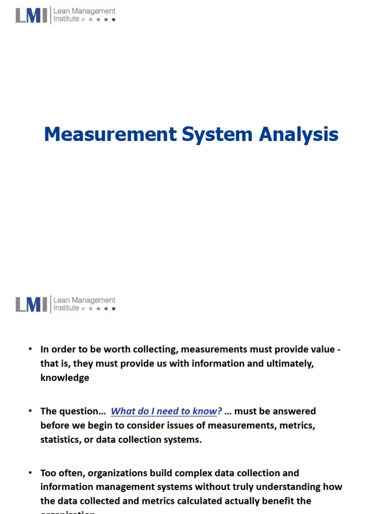 2_MSA | PDF | Accuracy And Precision | Measurement