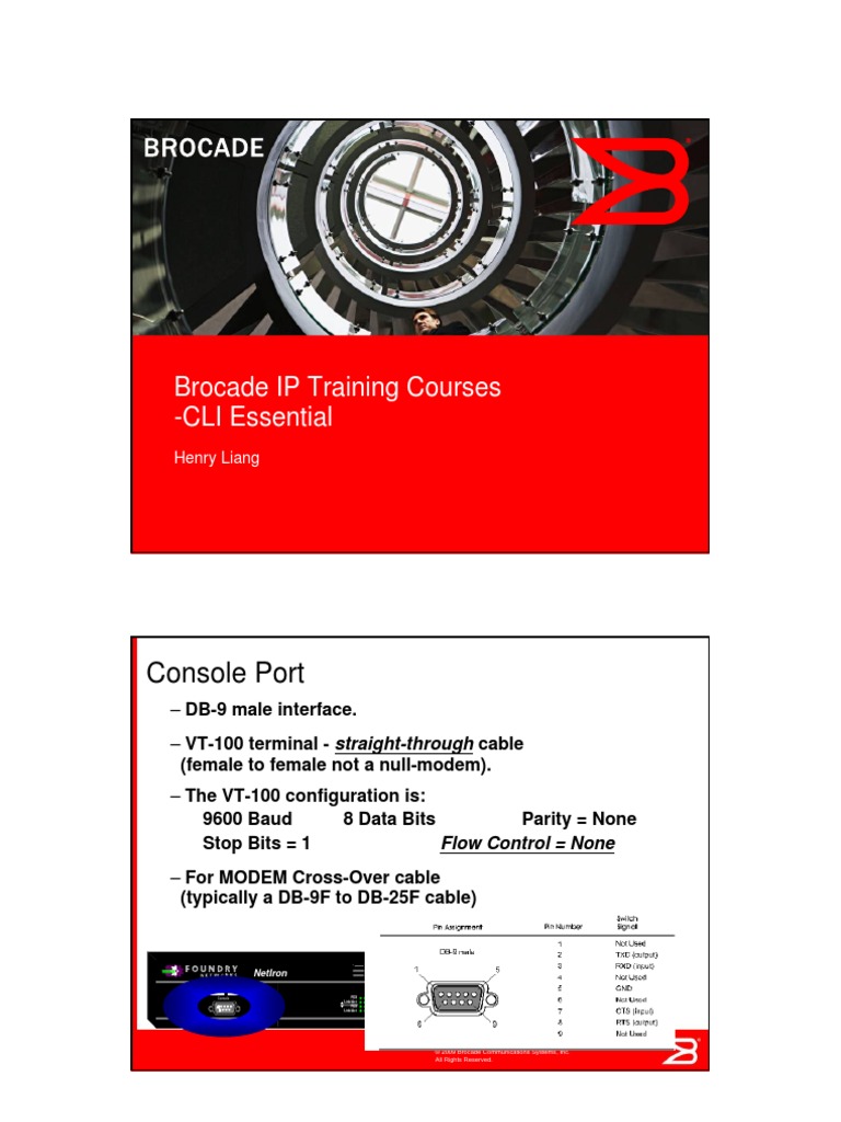 Brocade CLI | PDF | Radius | Command Line Interface