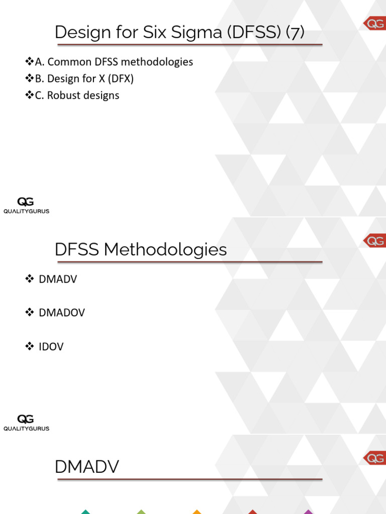 Design For Six Sigma | PDF | Reliability Engineering | Design For Six Sigma