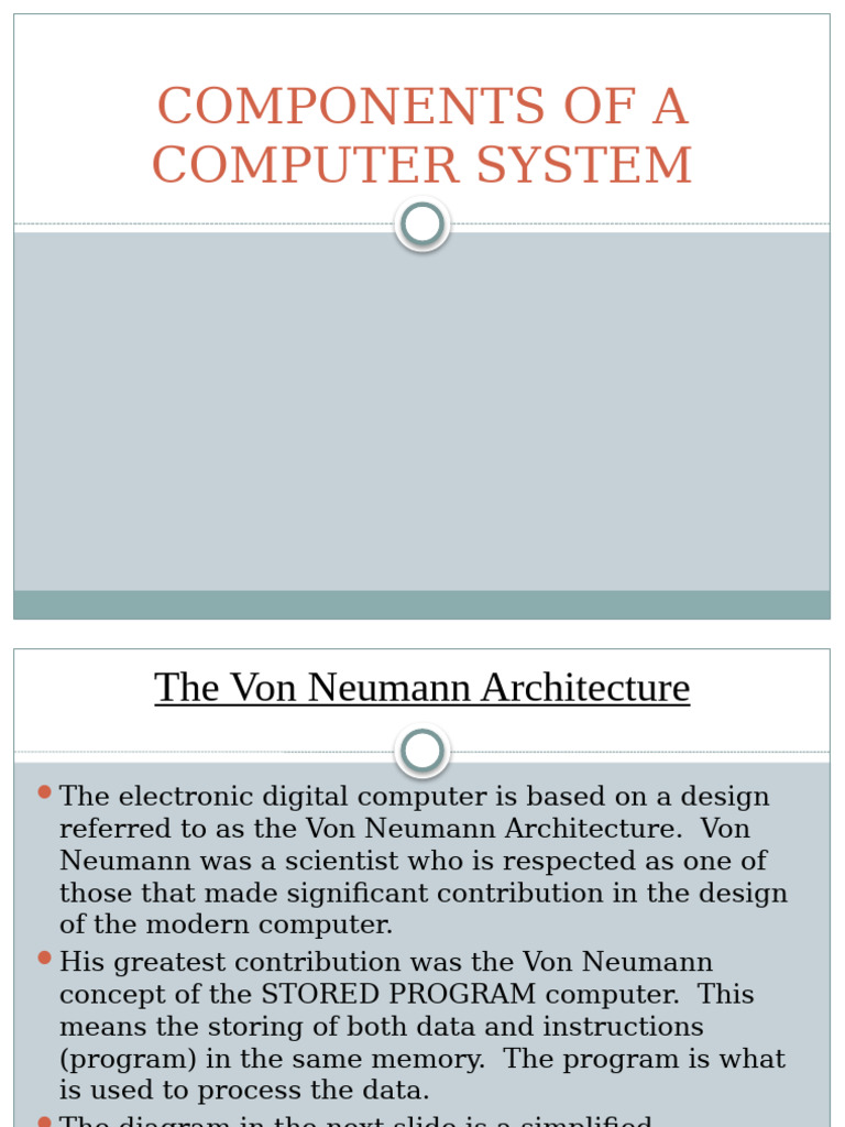 Lesson2-Basic Components of The Computer | PDF | Central Processing Unit | Computer Data Storage