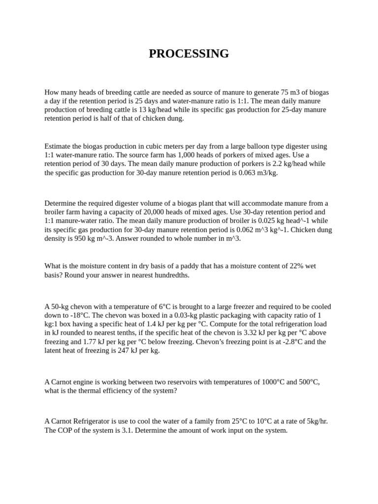 Part 3 Processing - Problem Solving | PDF | Heat | Applied And Interdisciplinary Physics