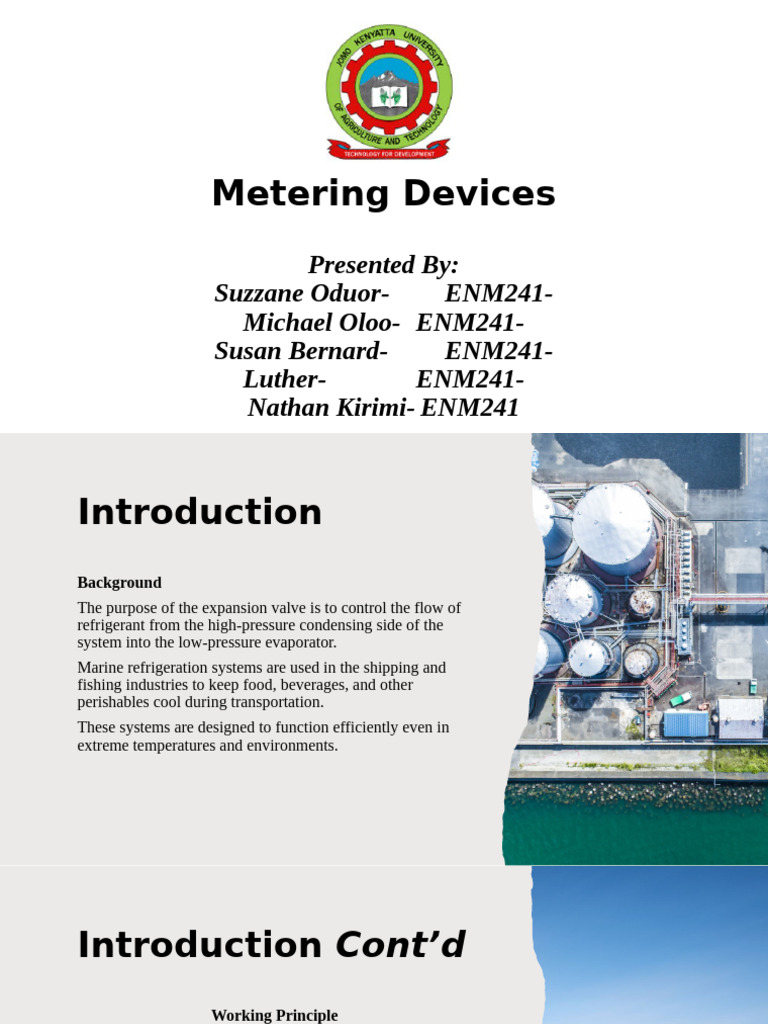 Marine Refrigeration Metering Devices | PDF | Continuum Mechanics ...