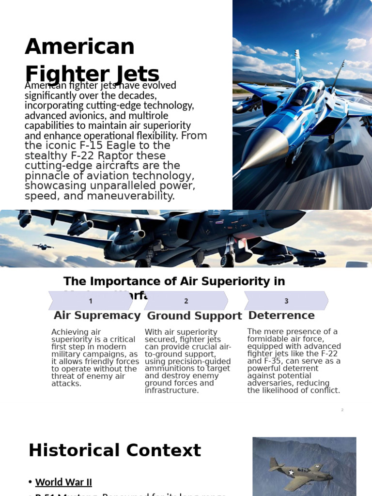 American Fighter Jets | PDF | Fighter Aircraft | Lockheed Martin F 35 ...