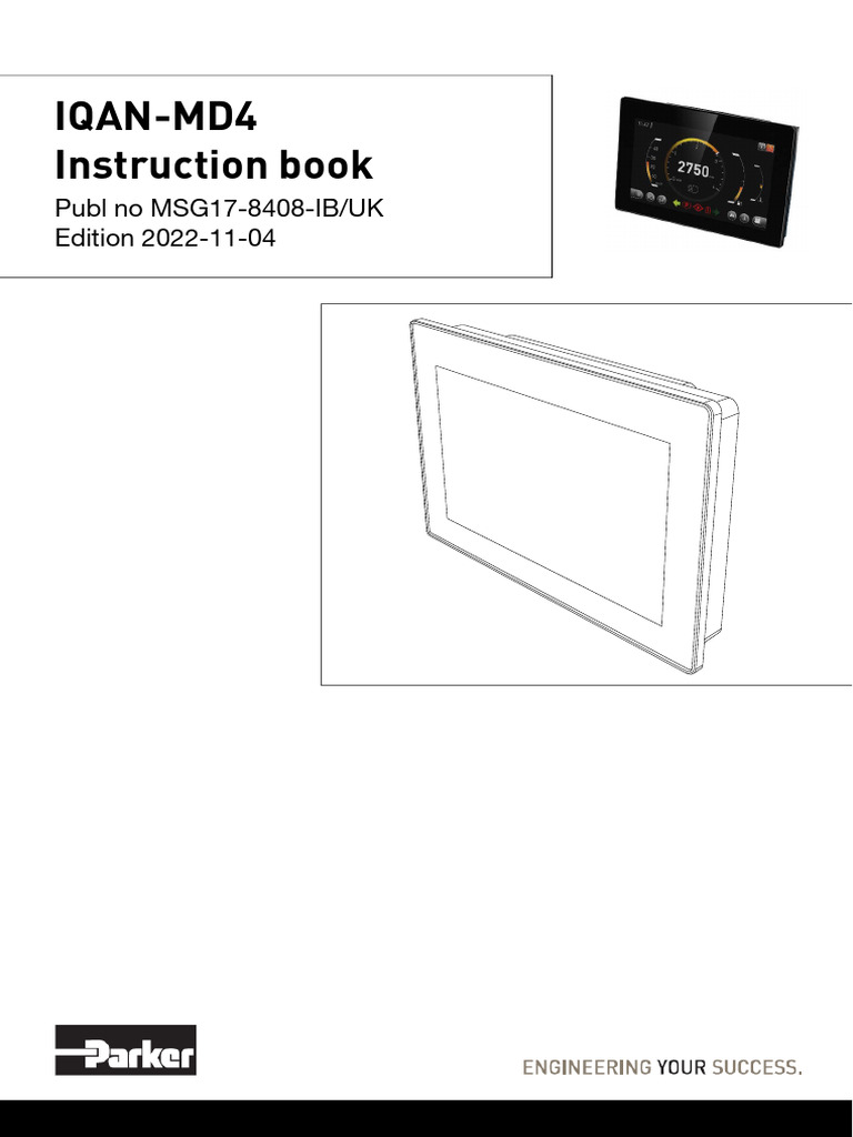 IQAN-MD4 Instructionbook UK | PDF | Input/Output | Touchscreen