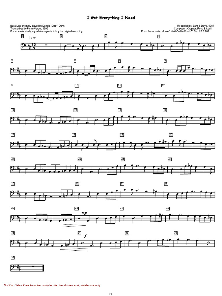 I Got Everything I Need | PDF | Soul Music | Rhythm And Blues