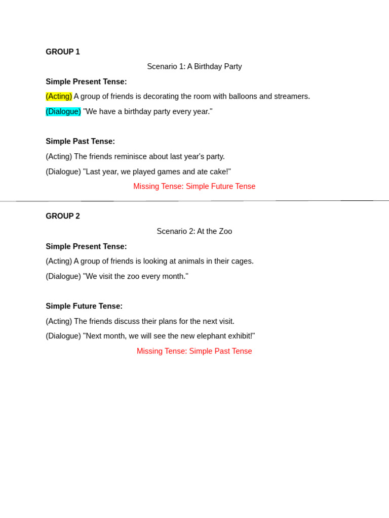 Role Play - Activity | PDF