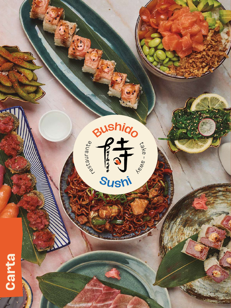 Bushido Sushi Carta Vila | PDF | Alimentos | Cocina