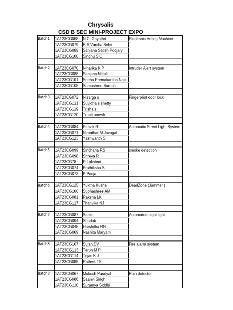 Chrysalis - DDCO Mini Project | PDF