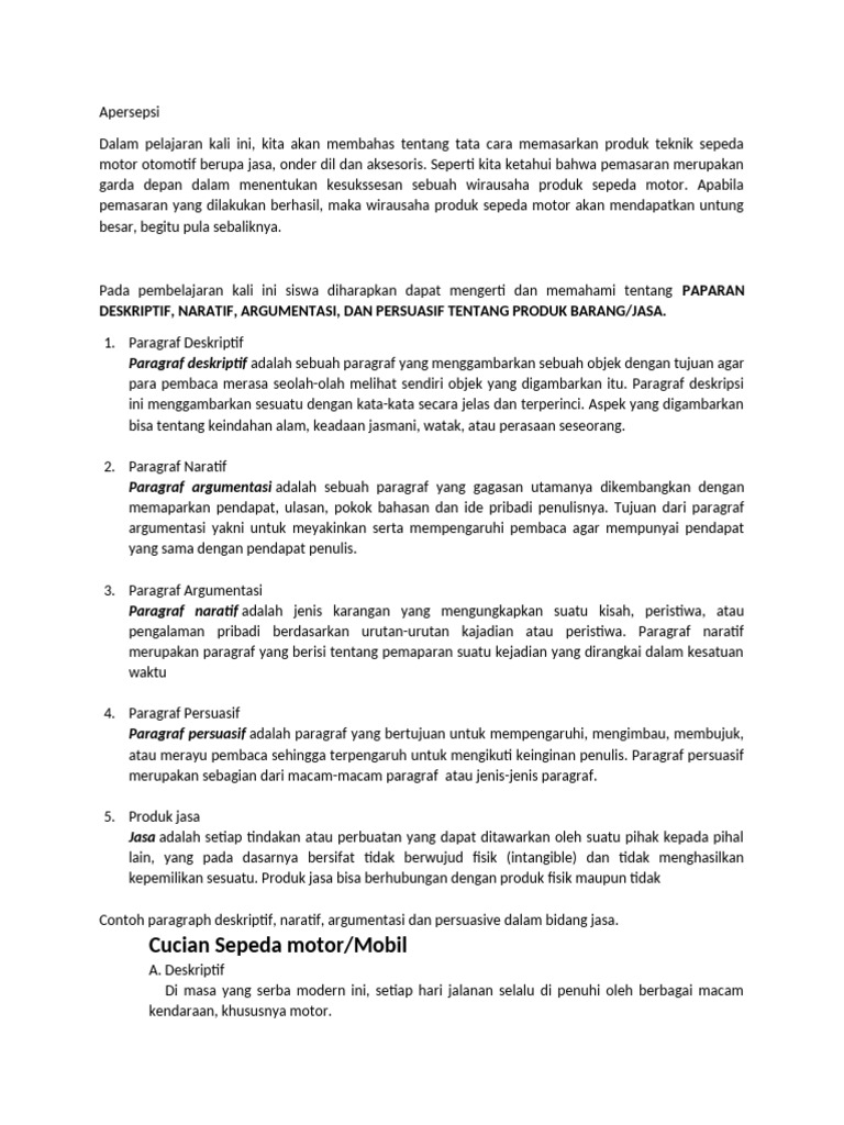 Apersepsi KD 3.16 | PDF