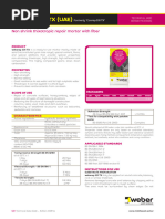 Weberep 360 FFR | PDF | Concrete | Materials