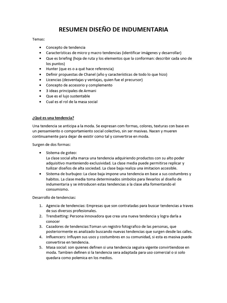 Diseño de Indumentaria | PDF | Moda | Ropa