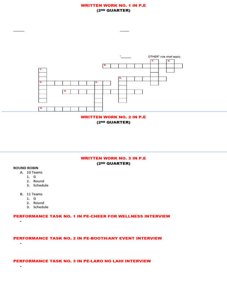 2NDQ Pe WW1 WW2 WW3 Po1 Po2 Po3 Last Chance | PDF | Tournament | Gaming