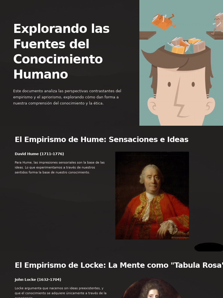 Explorando Las Fuentes Del Conocimiento Humano | PDF | Experiencia ...