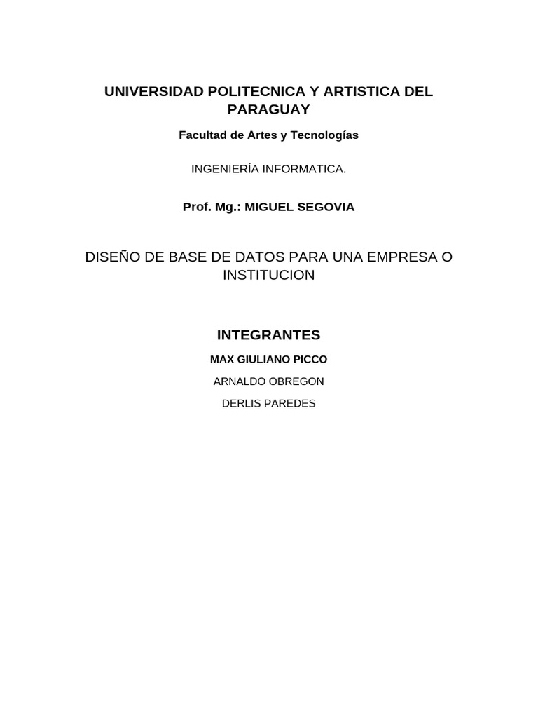 TP de Bases de Datos | PDF | Bases de datos | SQL