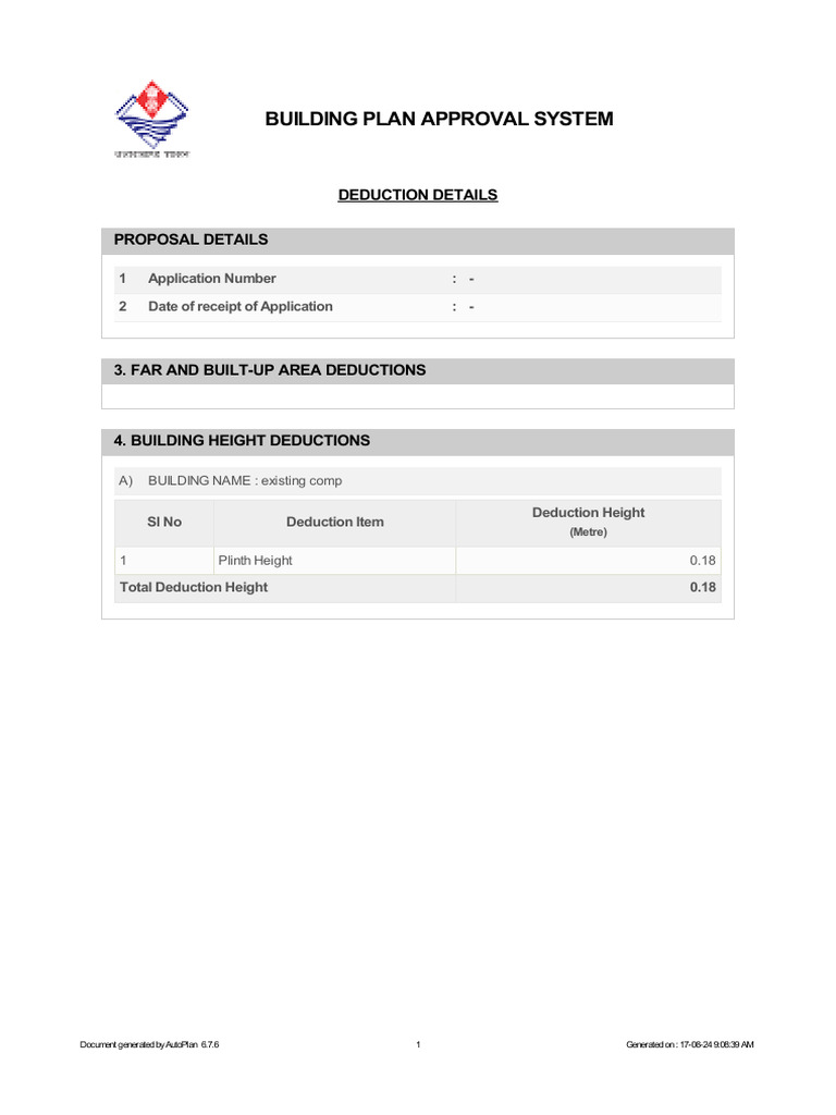 Deduction Details | PDF