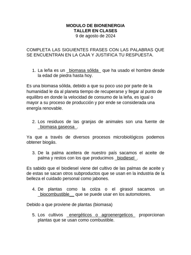 Taller en Clases Alberto Orjuela | PDF