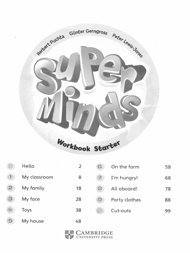 Super Minds Starter Word Book Activiti Ok | PDF