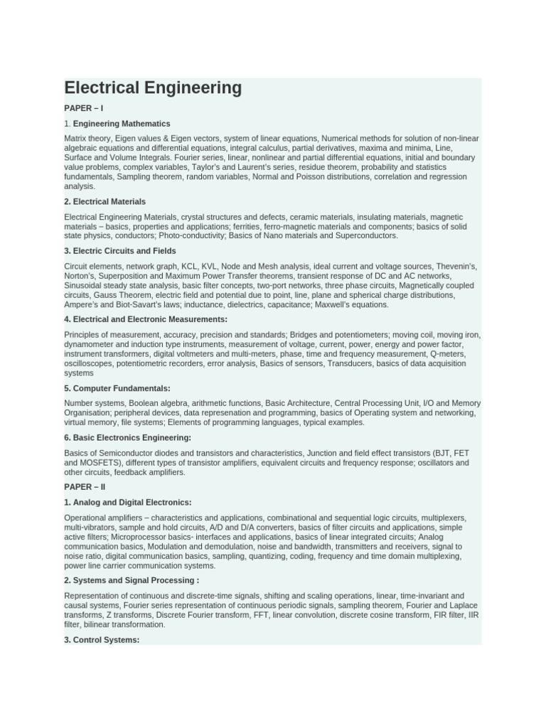 Comprehensive Electrical Engineering Guide | PDF | Complex Number ...