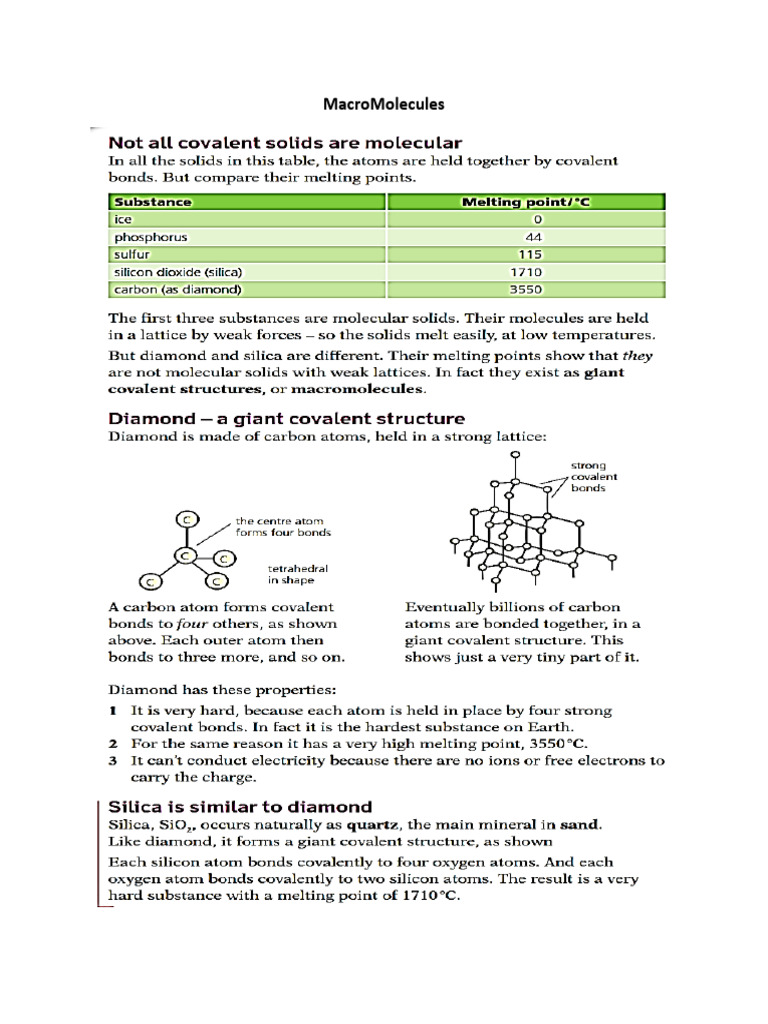Chemical Bonding - Notes 3 | PDF