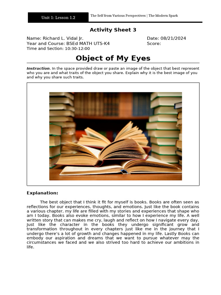 Activity Sheet 3 1 | PDF