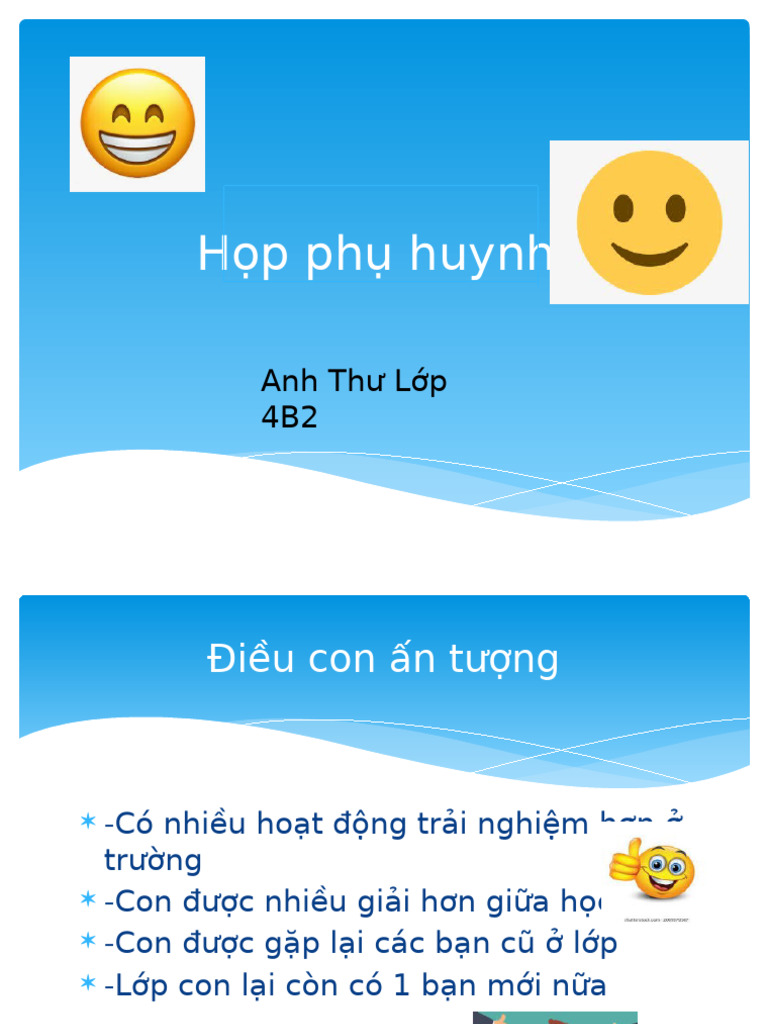 Anh Thư 4B2 Slide | PDF