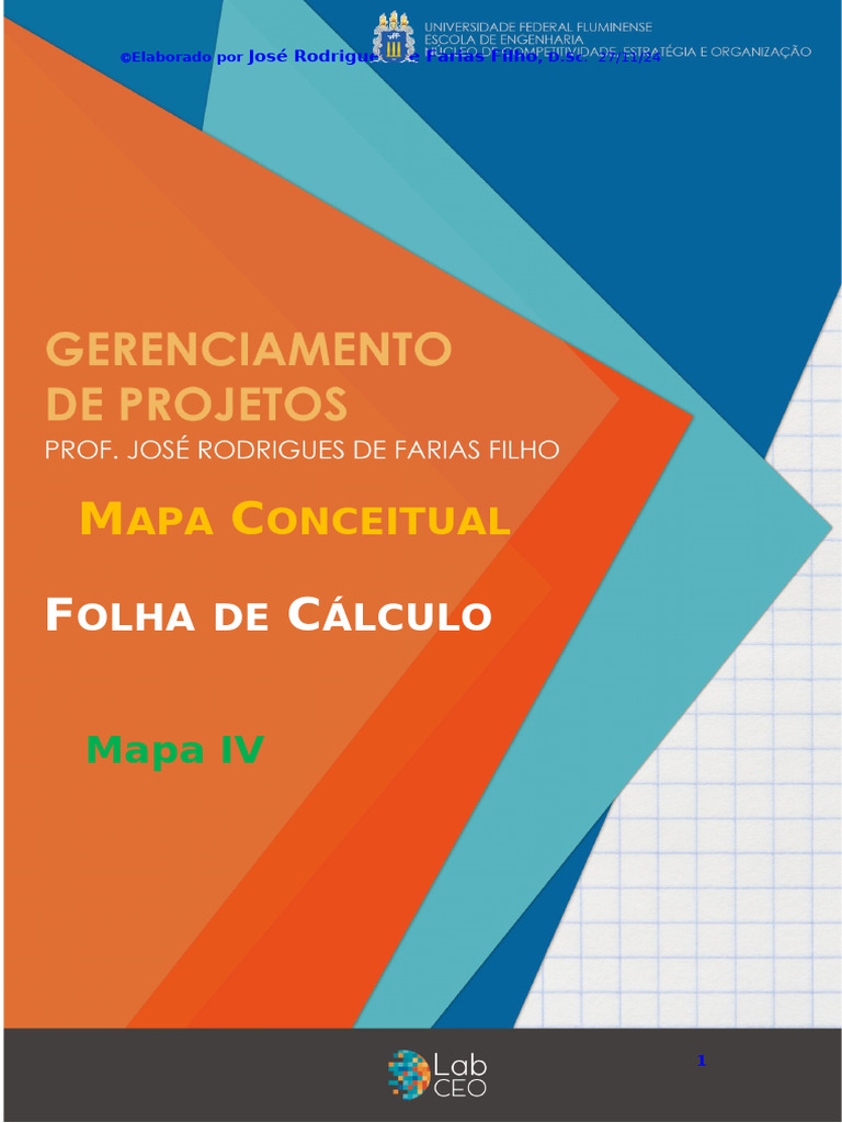 Folha de Cálculo - Mapas Conceituais - Mapa4 - V4 | PDF | Engenharia