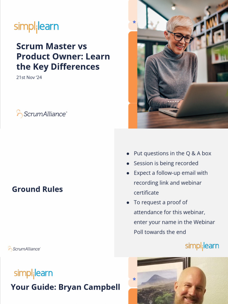 Scrum Master Versus Product Owner - What Career Is Right For You Slides ...