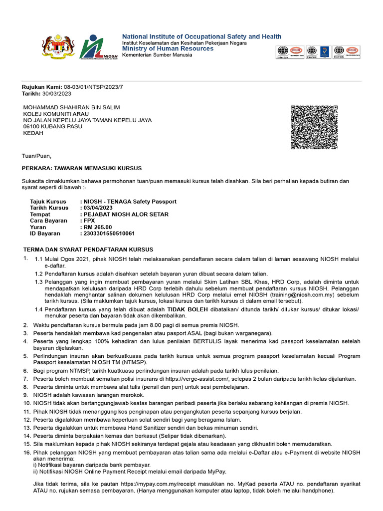 NIOSH - E-Daftar | PDF