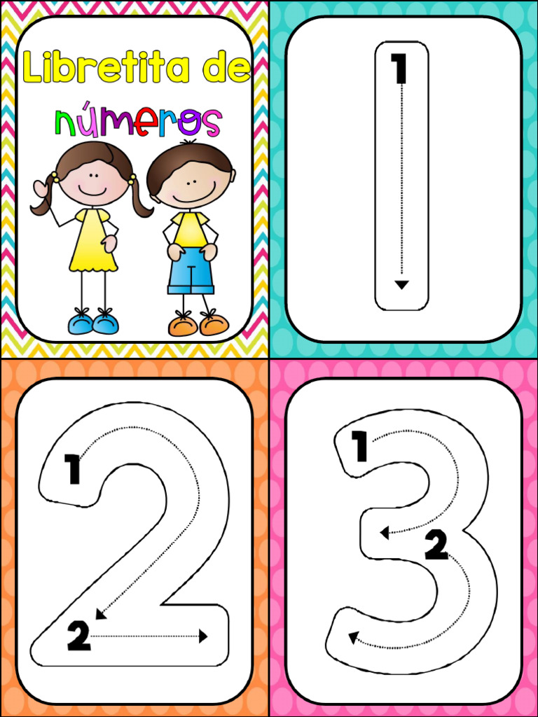 Libretita de Numeros 1 Al 20 | PDF