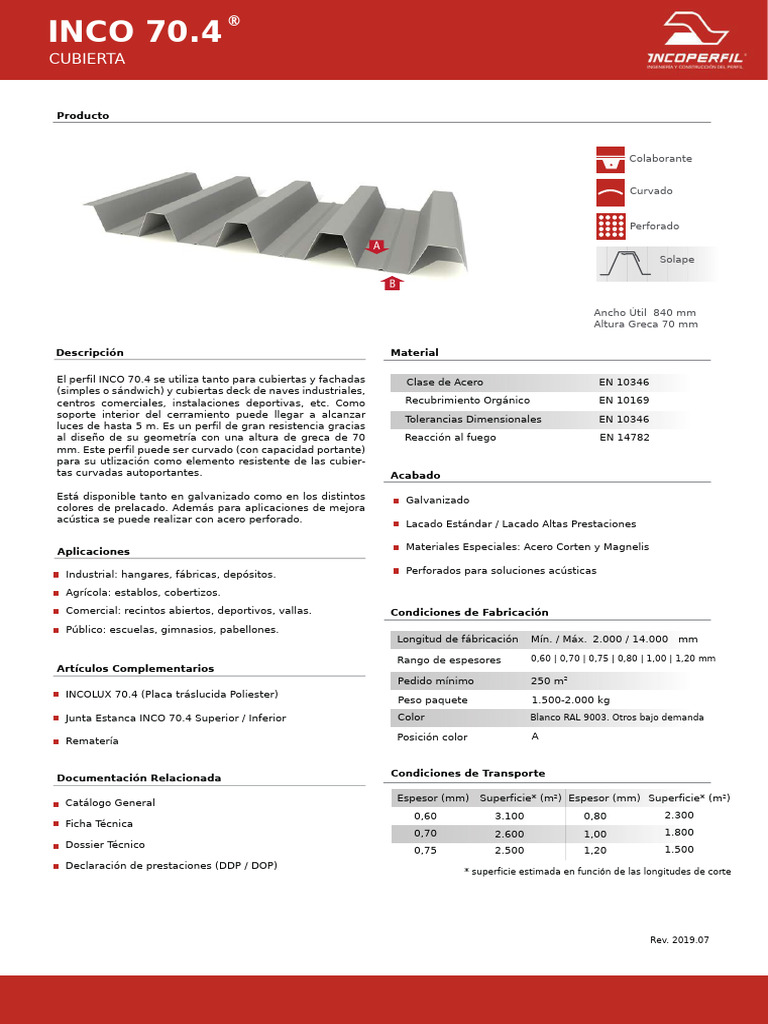 INCO 70.4 Cubierta | PDF | Sector secundario de la economía | Rieles