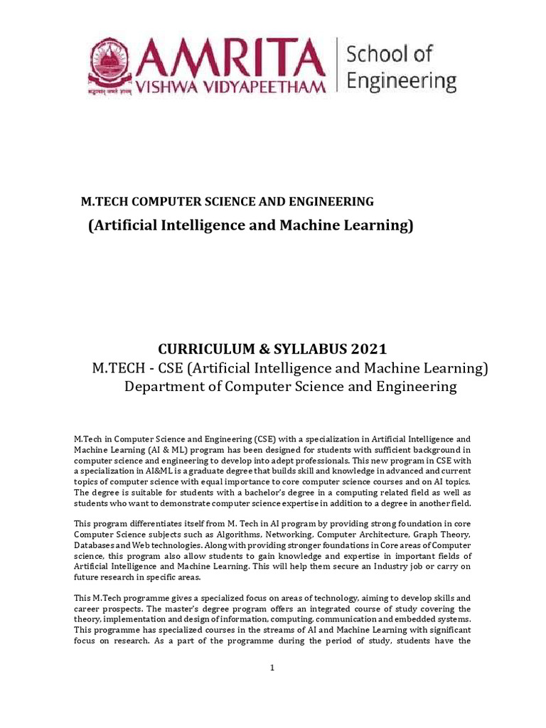 164 CSE Artificial Intelligence and Machine Learning | PDF | Computer ...