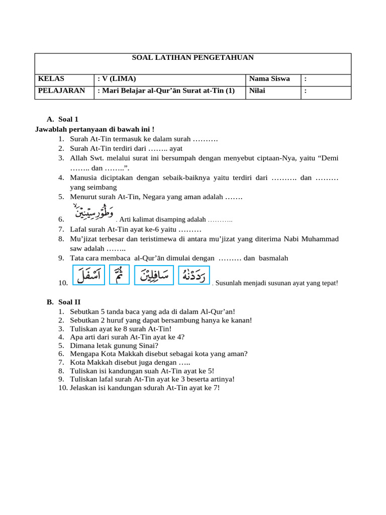 LKPD Kls 5 PLJRN 1 | PDF