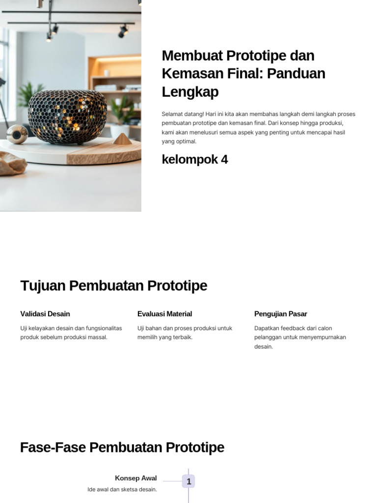 Panduan Prototipe dan Kemasan Final | PDF