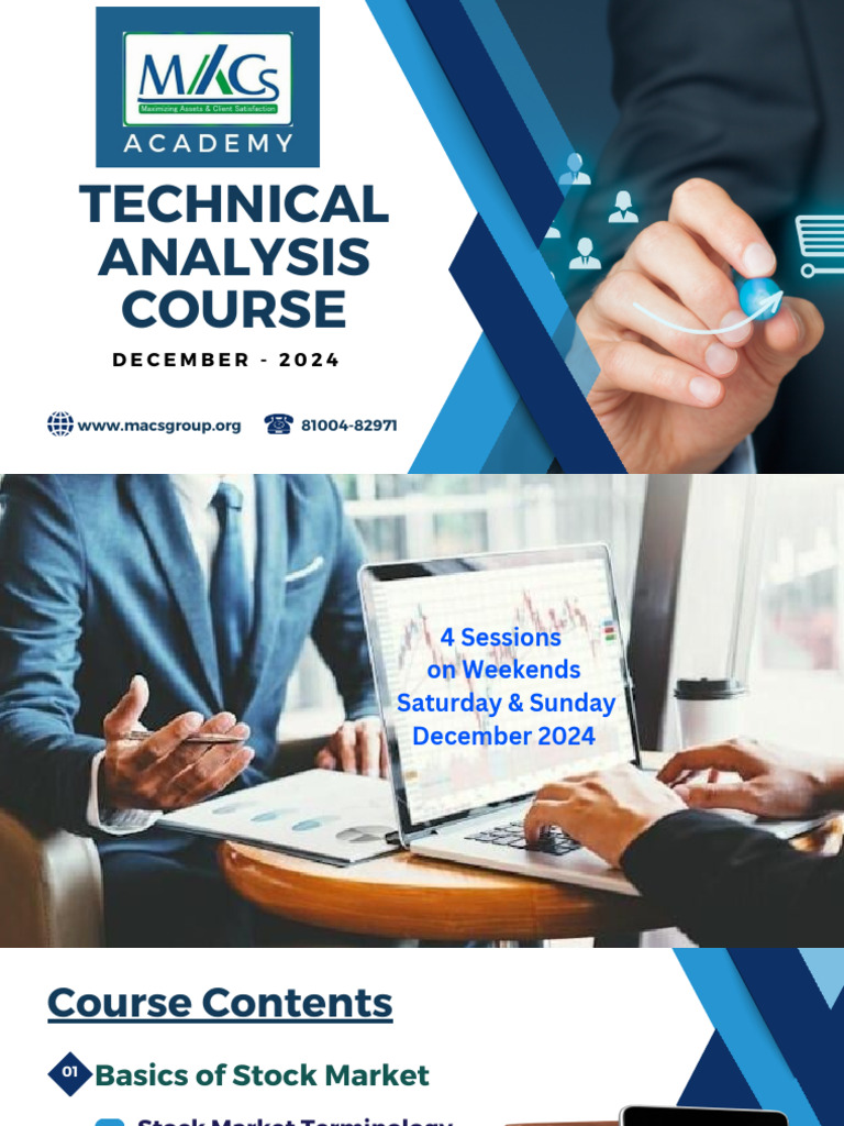 December 2024 Technical Analysis Course | PDF | Market Trend | Technical Analysis