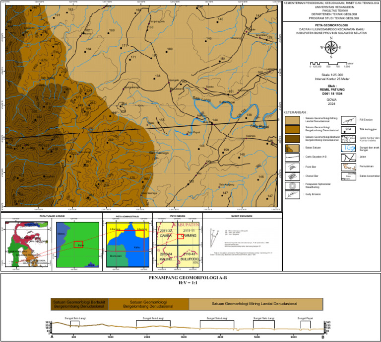 Peta Geomorfologi | PDF