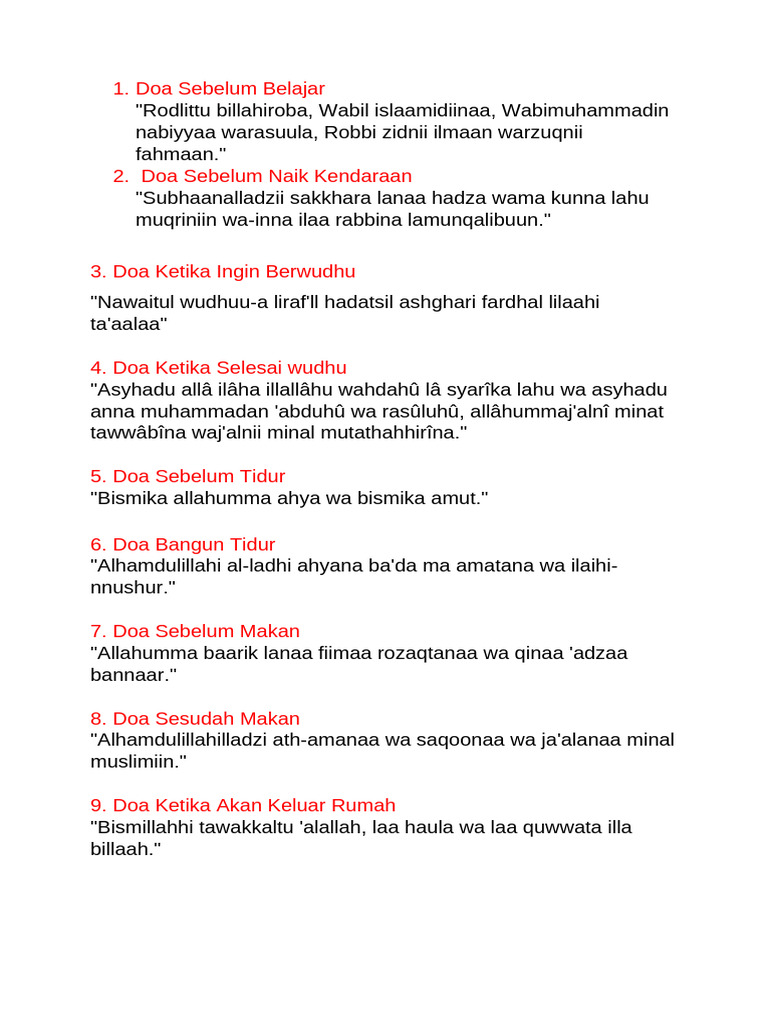 Doa - DOA | PDF