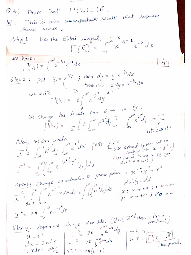 Gamma Function | PDF