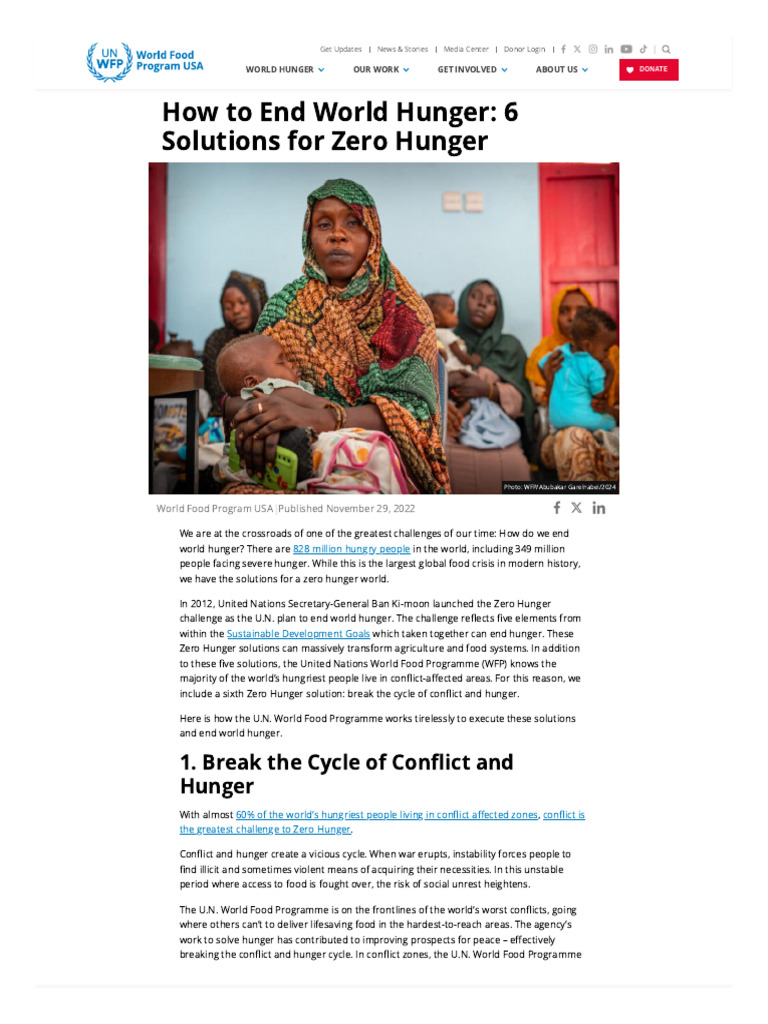 WWW Wfpusa Org Articles How To End World Hunger 6 Zero Hunger Solutions ...