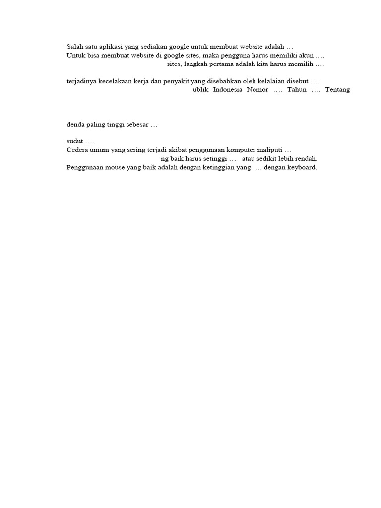 Latihan Kelas 9 Informatika Lembar Soal Sumatif 2 Gasal 2425 | PDF