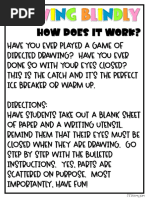 Blind Artist Game Instructions | PDF | Home & Garden | Art