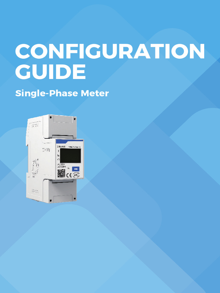 Single-Phase Meter Configuration Guide - EN - 202304 - V1.0 | PDF ...