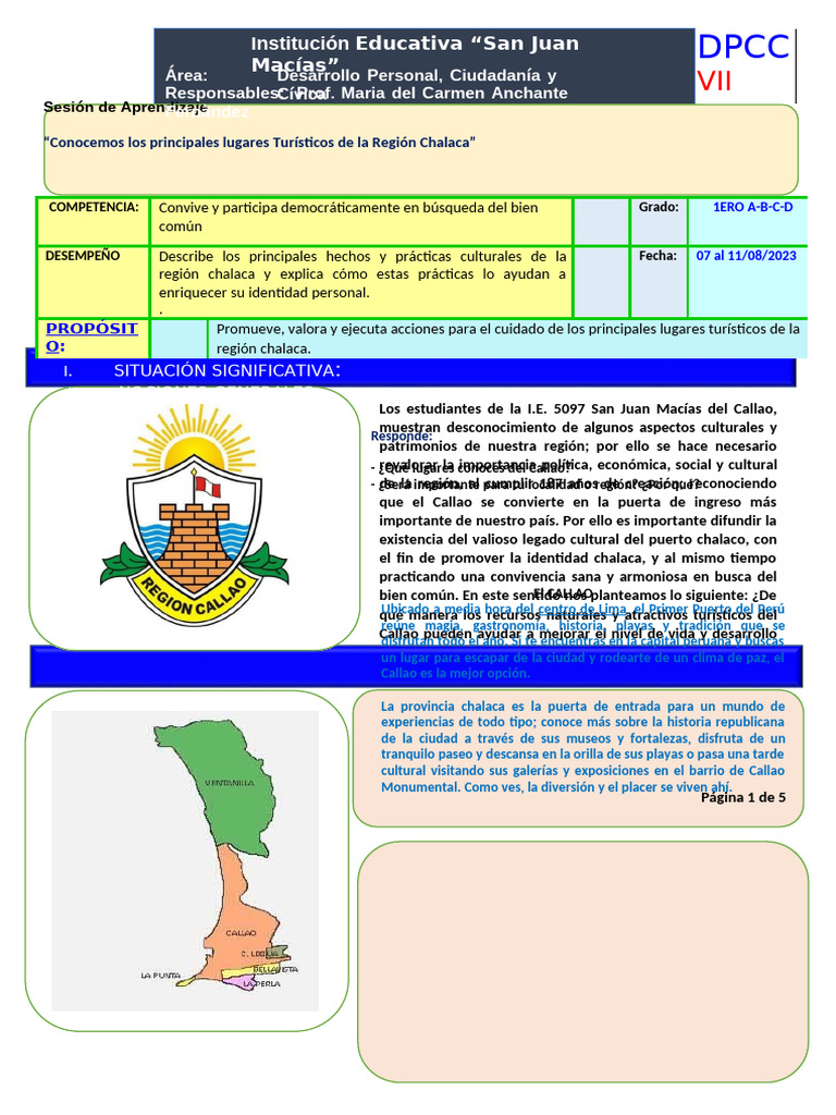 Turismo y Cultura en el Callao | PDF | Submarinos | Lima