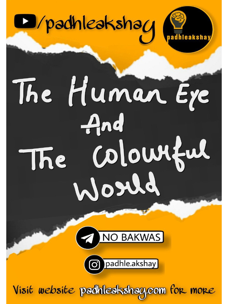 Padhleakshay Human Eye Notes | PDF