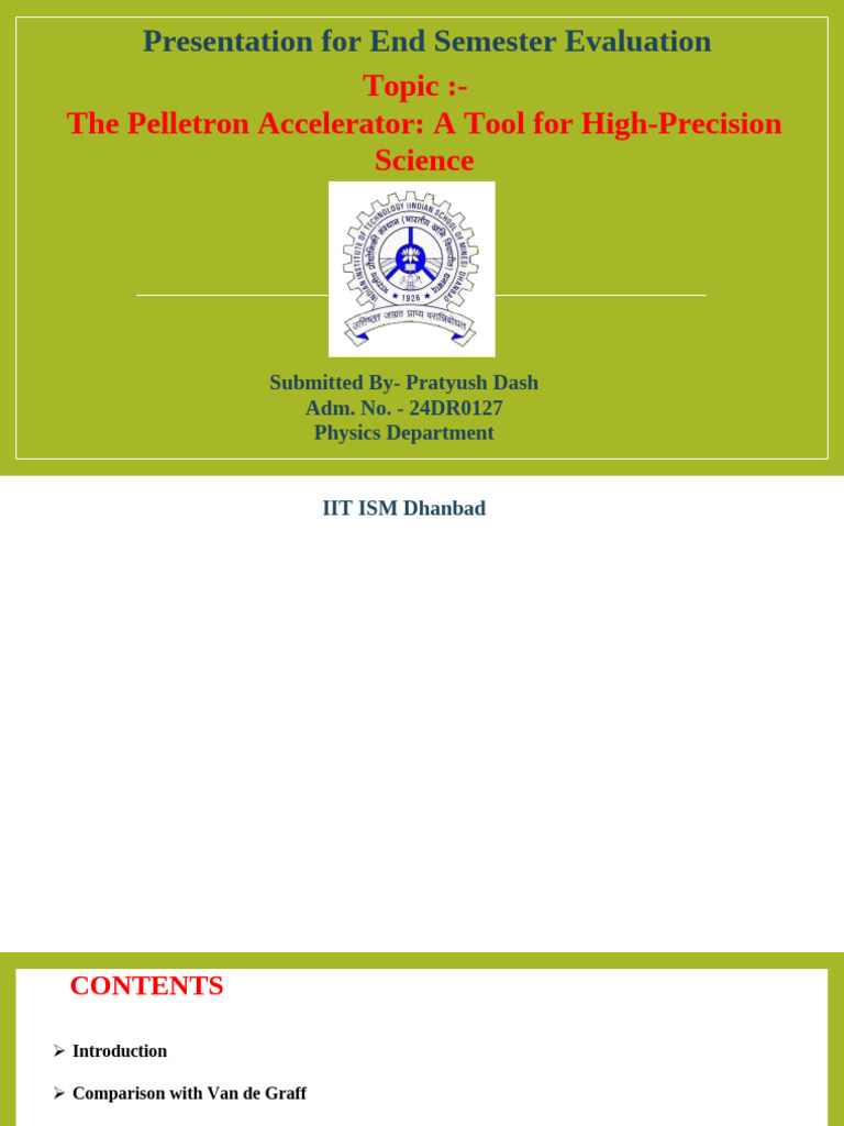 Pelletron | PDF | Particle Accelerator | Materials