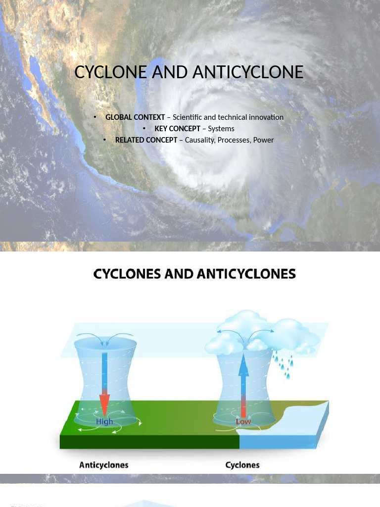 Cyclone and Anticyclone | PDF | Tropical Cyclones | Monsoon