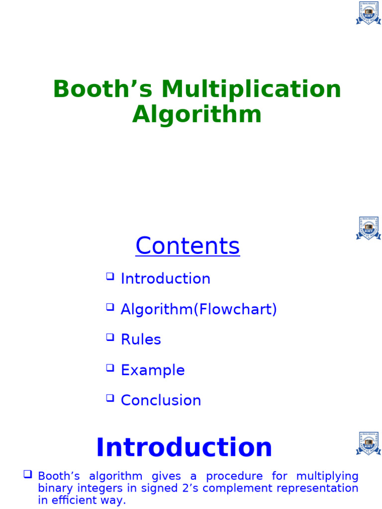 17 - Booth Multiplication | PDF