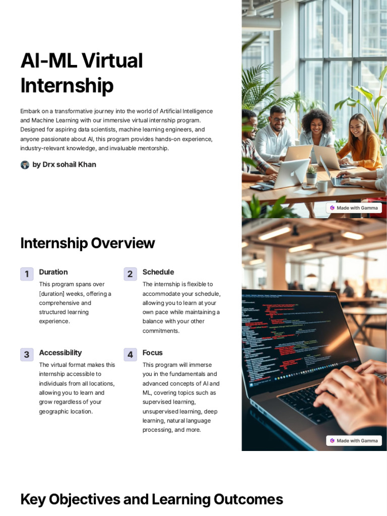Ai Ml Virtual Internship Pdf Machine Learning Deep Learning