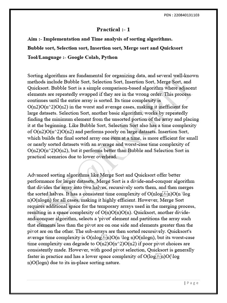 ADA p1 103 | PDF | Theoretical Computer Science | Algorithms